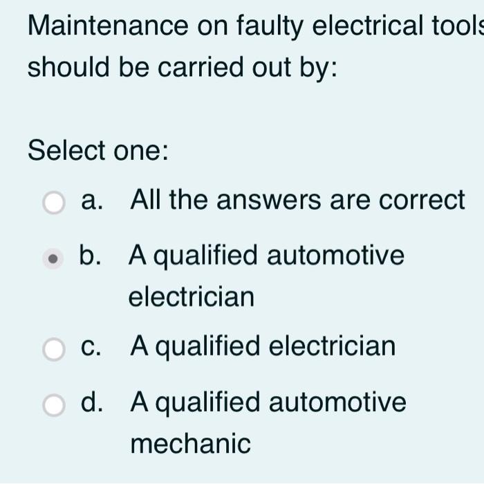 Solved AURASA102 - Follow safe working practices in an | Chegg.com