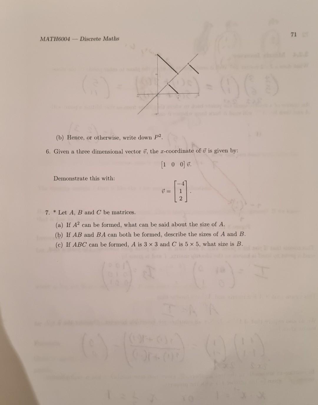 Solved MATH6004 - Discrete Maths (b) Hence, or otherwise, | Chegg.com