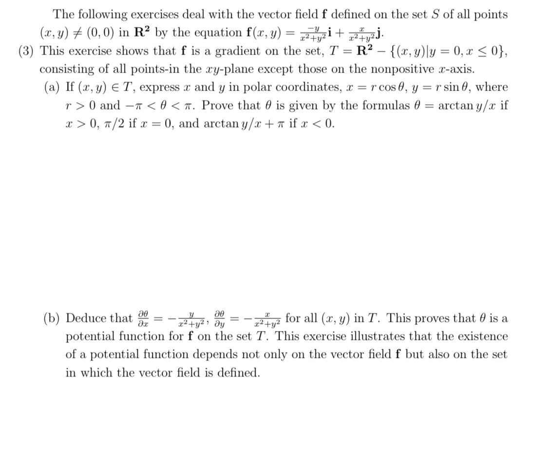 Solved The following exercises deal with the vector field f | Chegg.com