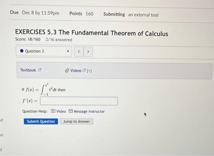 Solved EXERCISES 5.3 The Fundamental Theorem of Calculus | Chegg.com
