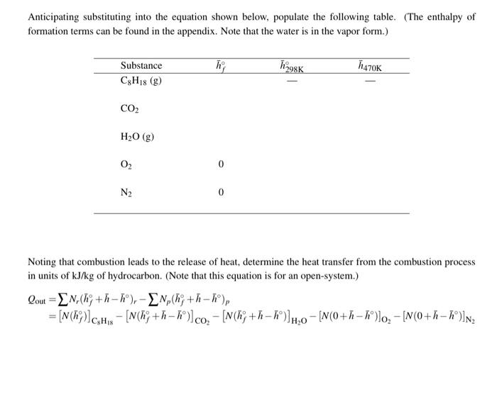Solved Coursework 5.4: n-Octane gas (C8H18) is burned with | Chegg.com