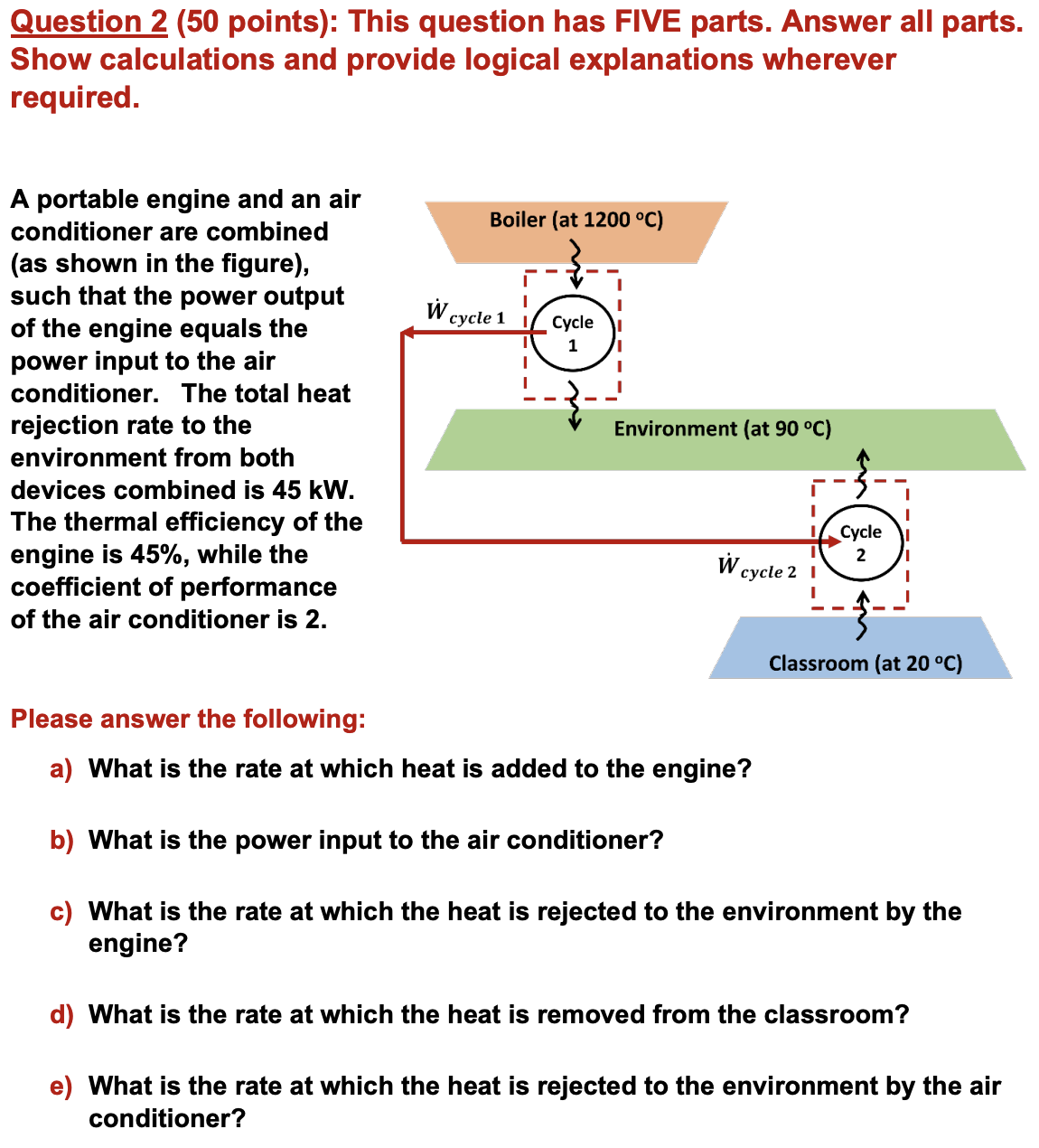 Solved Question 2 (50 ﻿points): This question has FIVE | Chegg.com