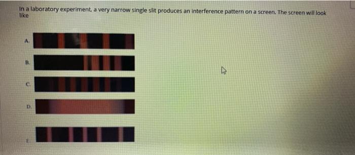 Solved In a laboratory experiment, a very narrow single slit | Chegg.com