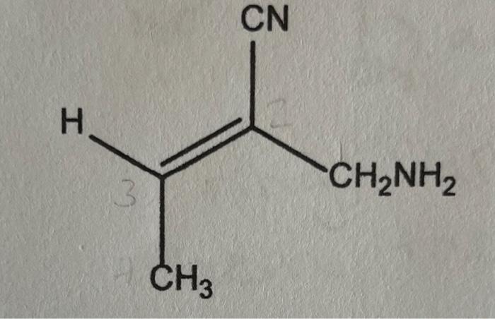 Solved CN H 3 CH2NH2 CH3 | Chegg.com