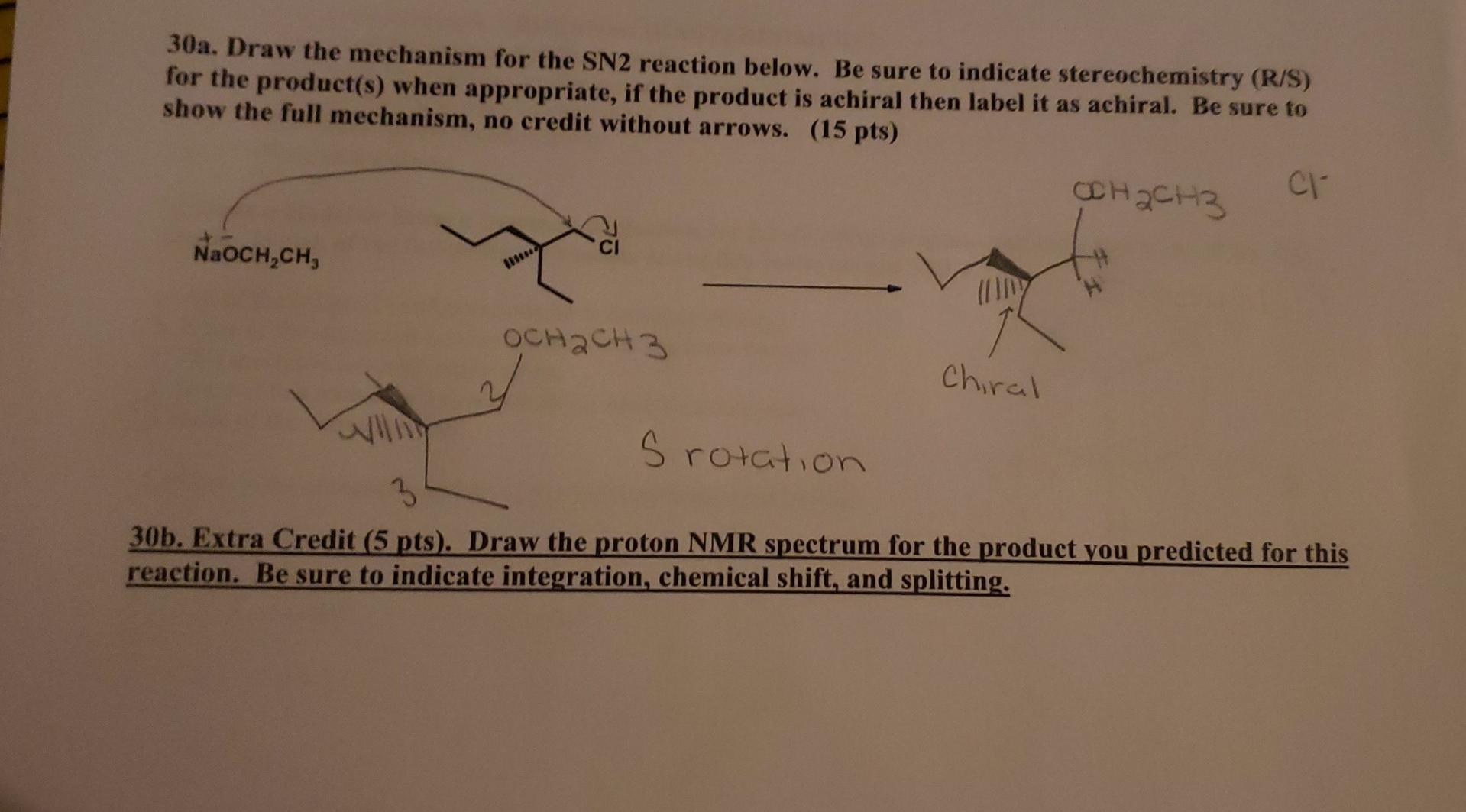 Solved im not sure how to draw the proton NMR spectrum from | Chegg.com