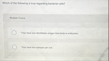 Solved Which of the following is true regarding bacterial | Chegg.com