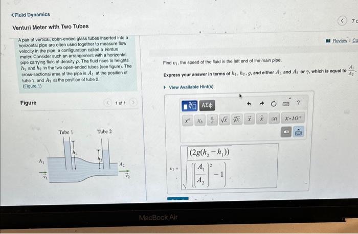 Solved A pair of vertical, open-ended glass tubes inserted | Chegg.com