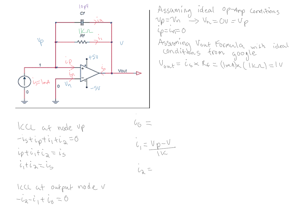Solved Assuming ideal op-Amp | Chegg.com