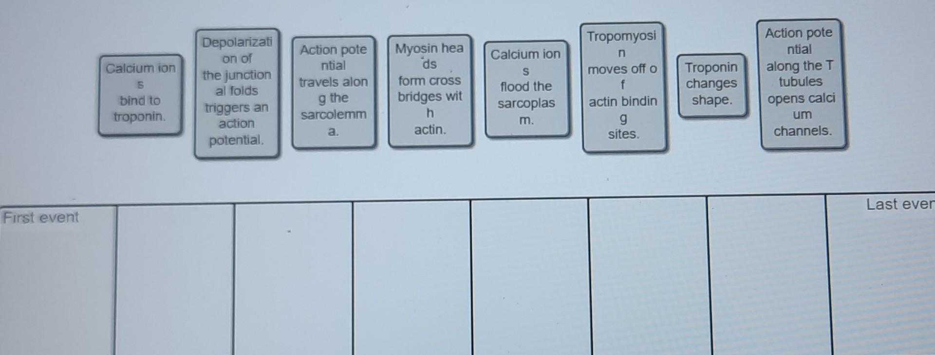 Solved First event | Chegg.com