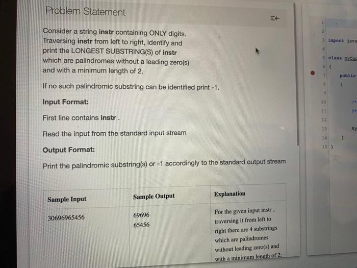 Solved Problem Statement Et Import Java Consider A String