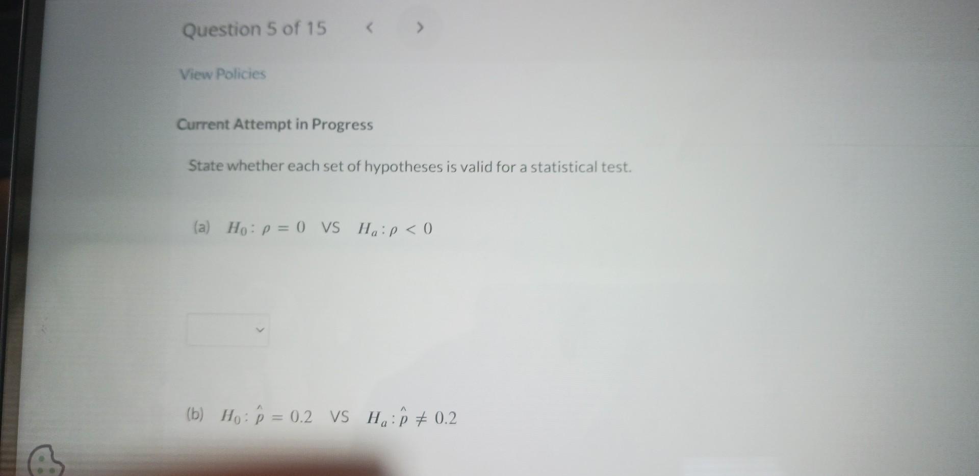 Solved Current Attempt in Progress State whether each set of | Chegg.com