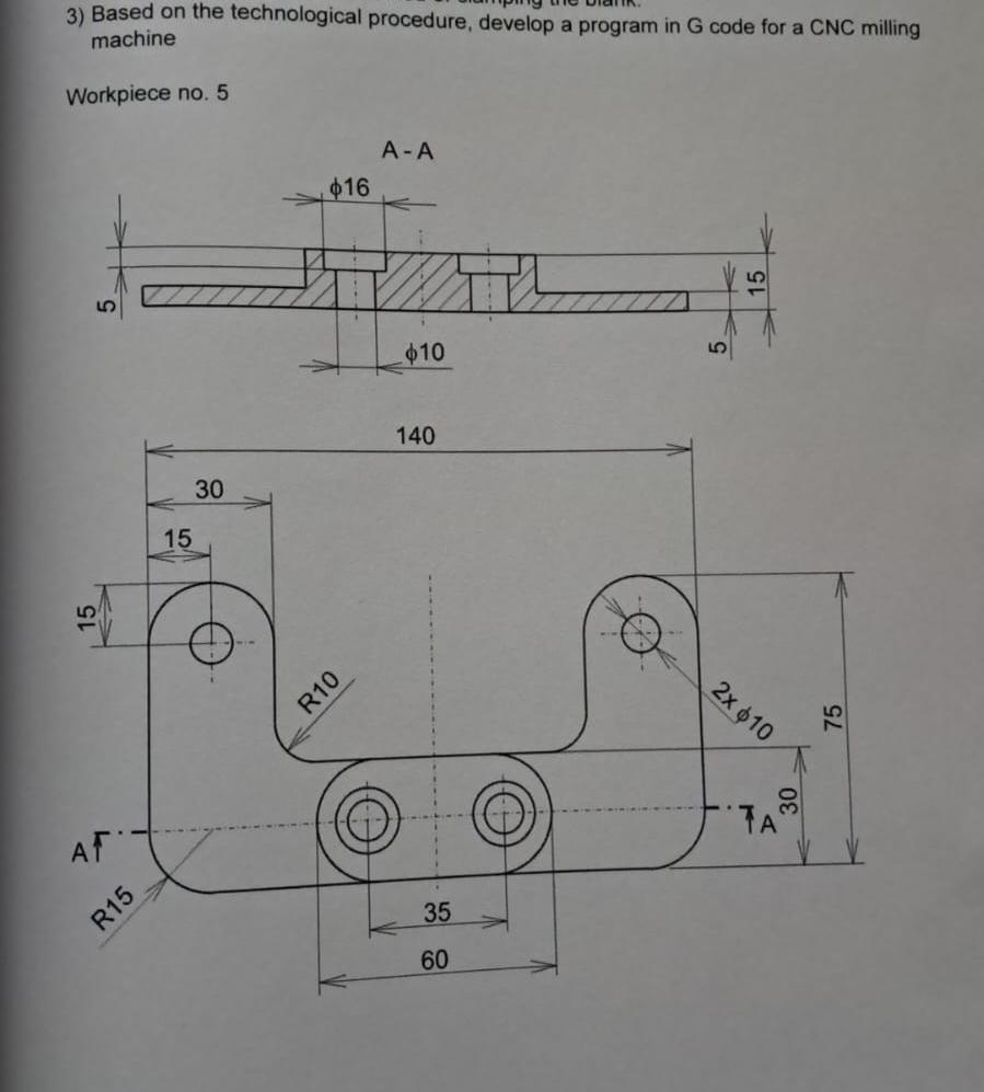 Solved Based on the technological procedure, develop a | Chegg.com