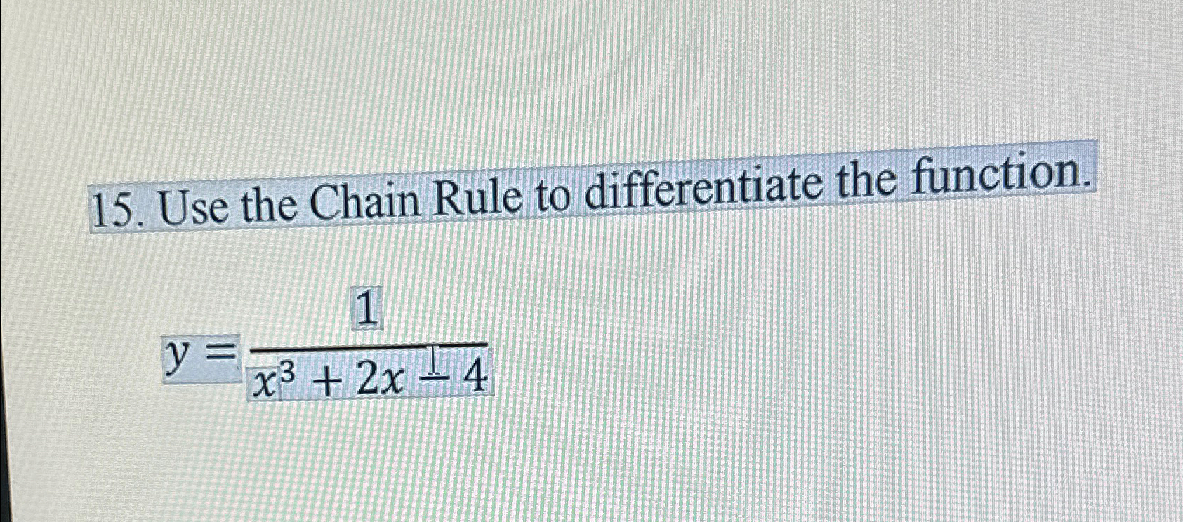 Solved Use the Chain Rule to differentiate the | Chegg.com