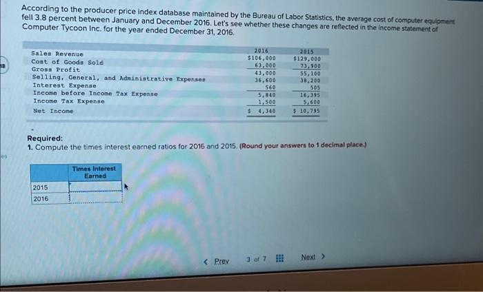 Solved According to the producer price index database | Chegg.com