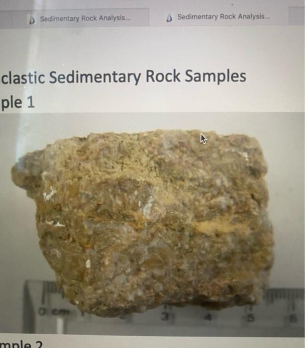 Solved Sample # Grain size: Grain shape: angular subangular | Chegg.com