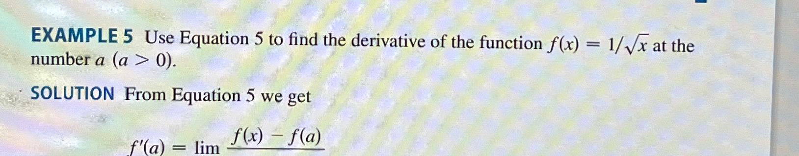 Solved find the derivative of the function f(x)=1x2 ﻿at the | Chegg.com