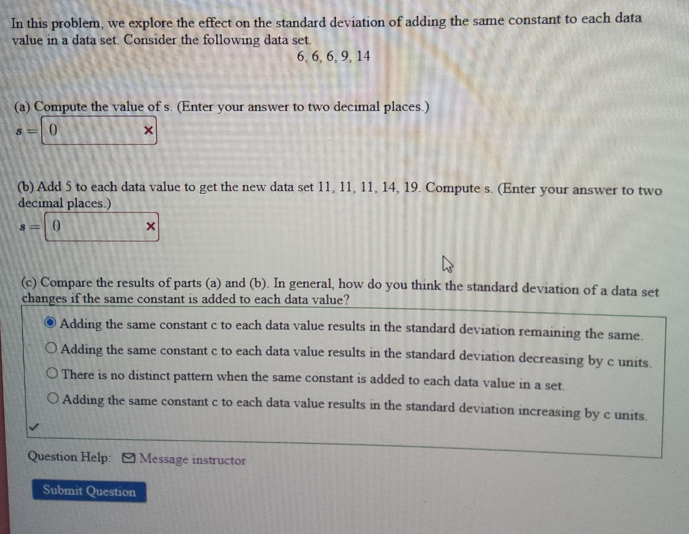 Solved In this problem, we explore the effect on the | Chegg.com