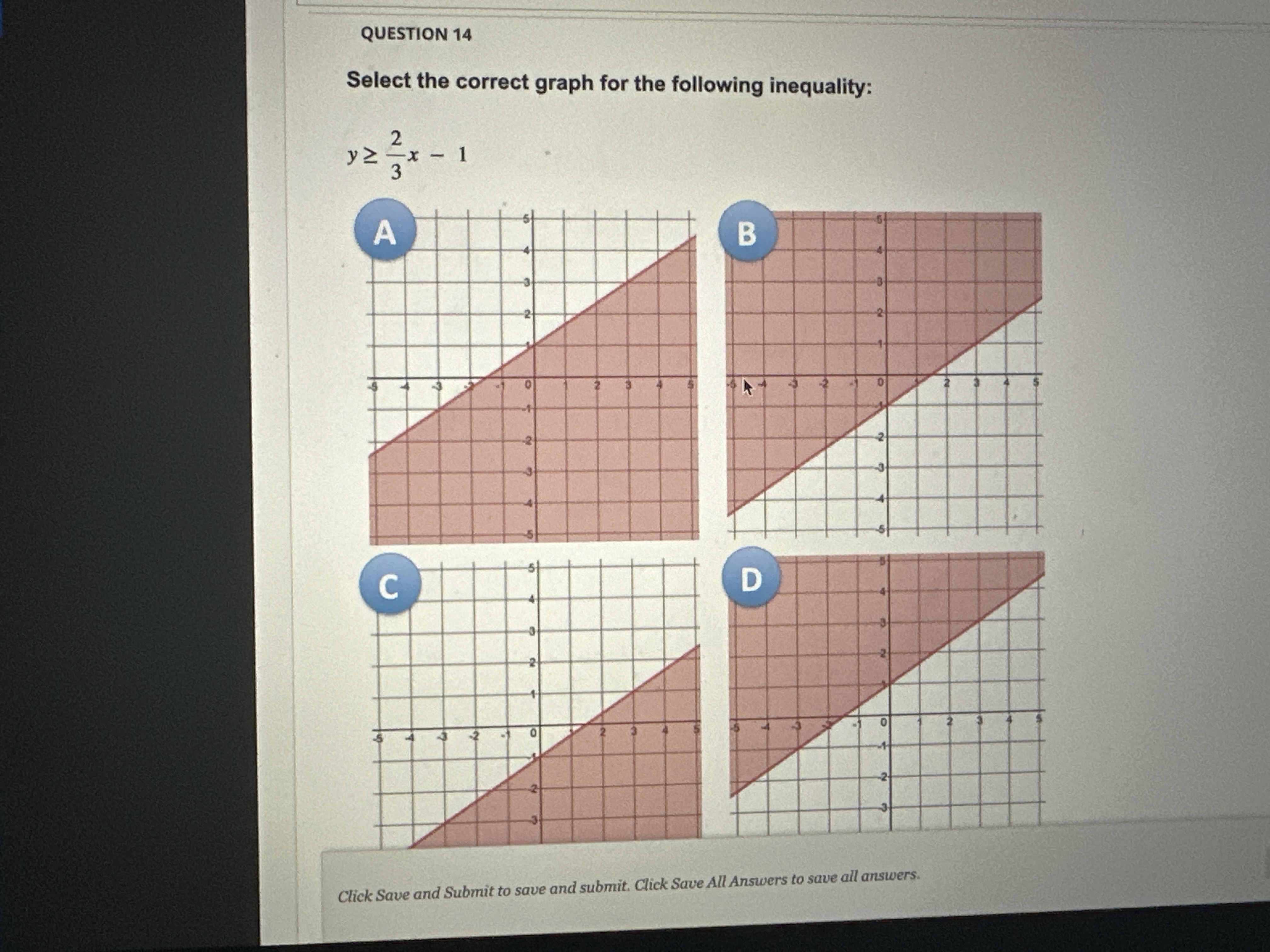 Solved QUESTION 14Select the correct graph for the following | Chegg.com