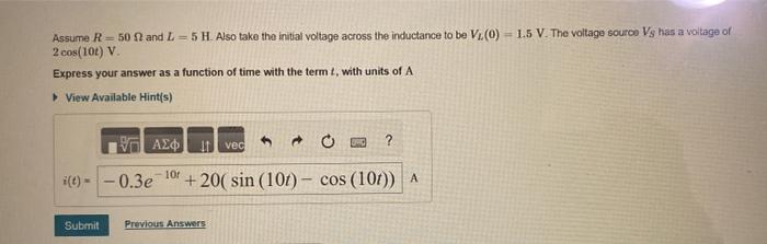 Solved Learning Goal: To analyze RC and Ri circuits with | Chegg.com