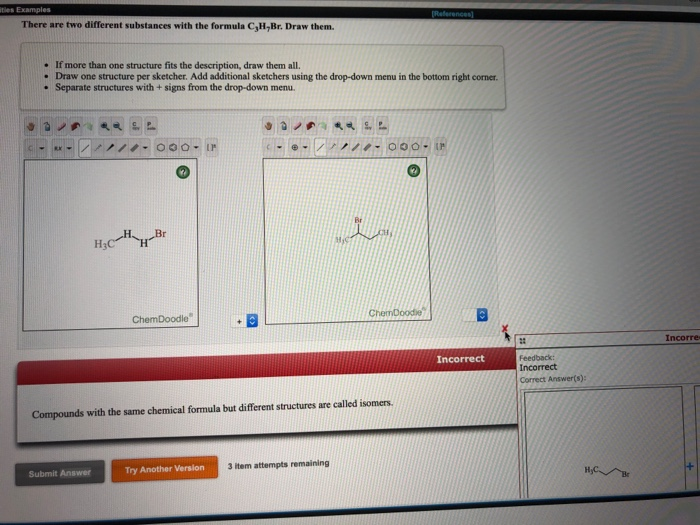 Solved (References] There are two different substances with | Chegg.com