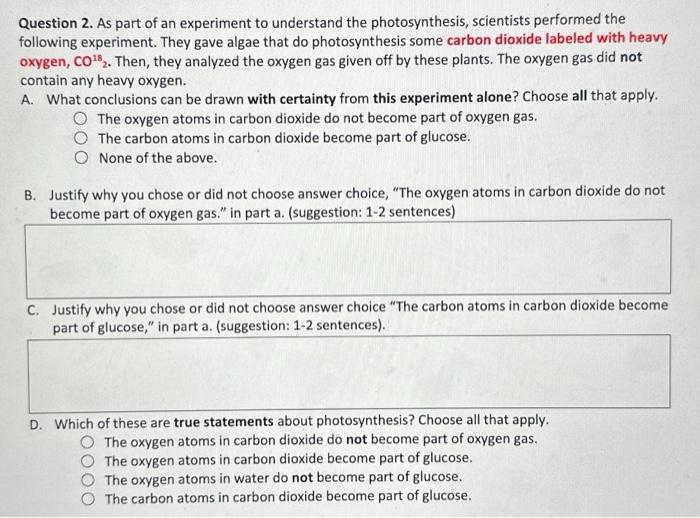 Solved Question 2. As part of an experiment to understand | Chegg.com
