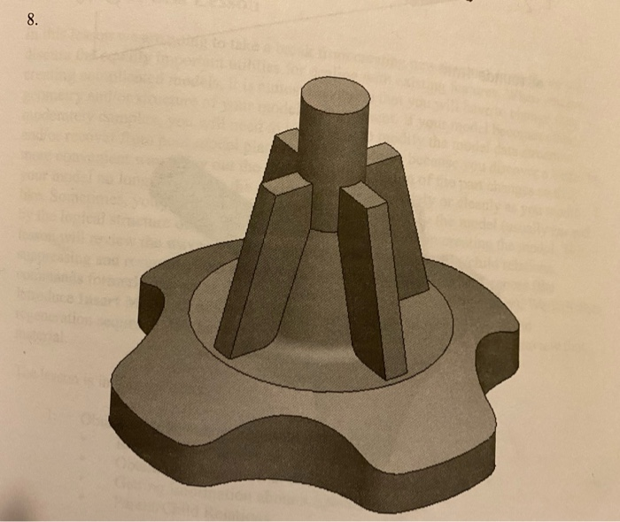 Solved Draw this figure using Creo Parametric 4.0 Creo | Chegg.com