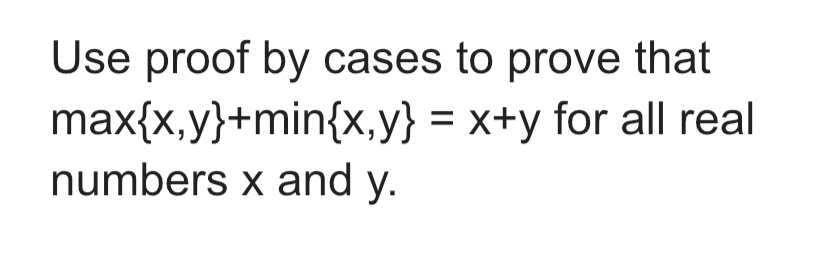 Solved Use proof by cases to prove that | Chegg.com