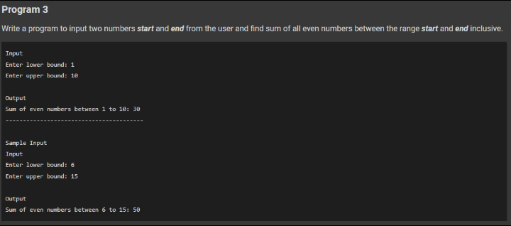 Solved Program 1 Write a python program that takes an | Chegg.com