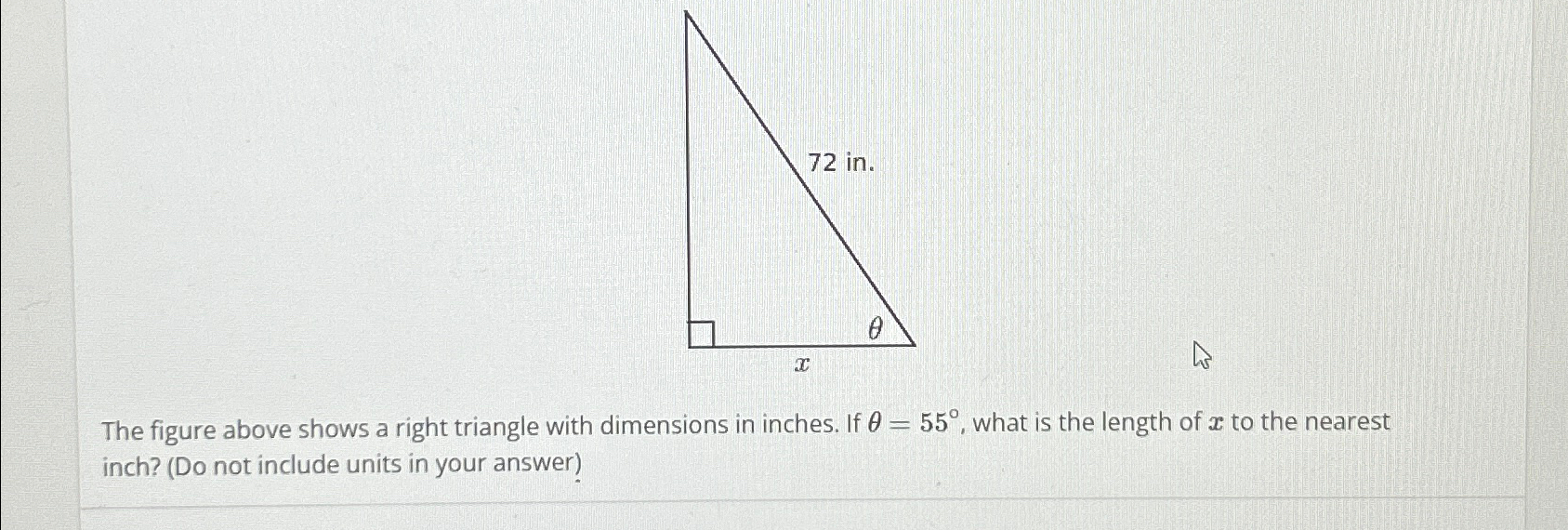 Solved The figure above shows a right triangle with | Chegg.com