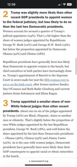 appointing federal judges BY JOHN GRAMLICH Donald | Chegg.com