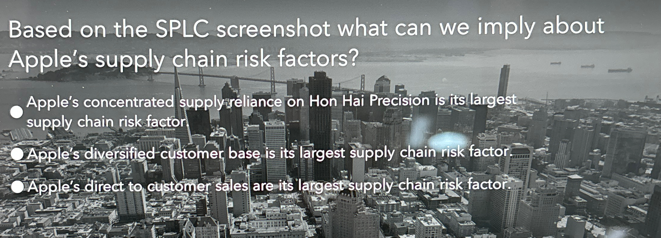 Solved Based on the SPLC screenshot what can we imply about | Chegg.com