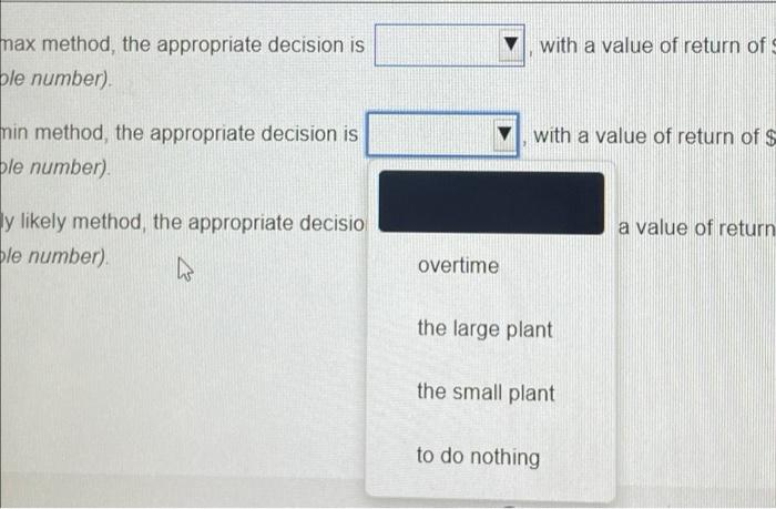 Solved Given the following conditional value table, | Chegg.com