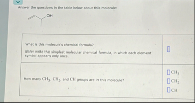 Solved Answer the questions in the table below about this | Chegg.com