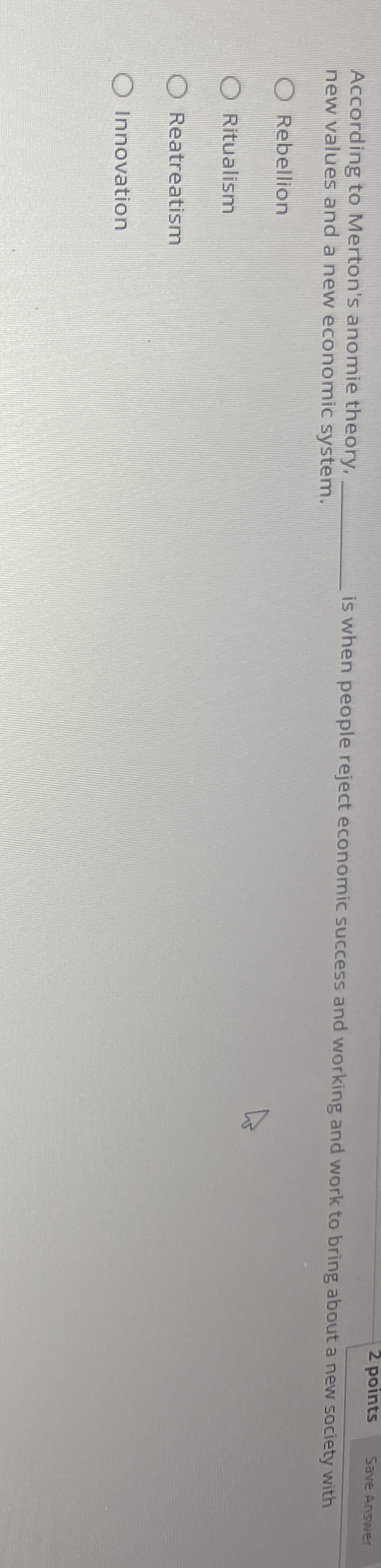 Solved According to Merton's anomie theory, q, ﻿new values | Chegg.com