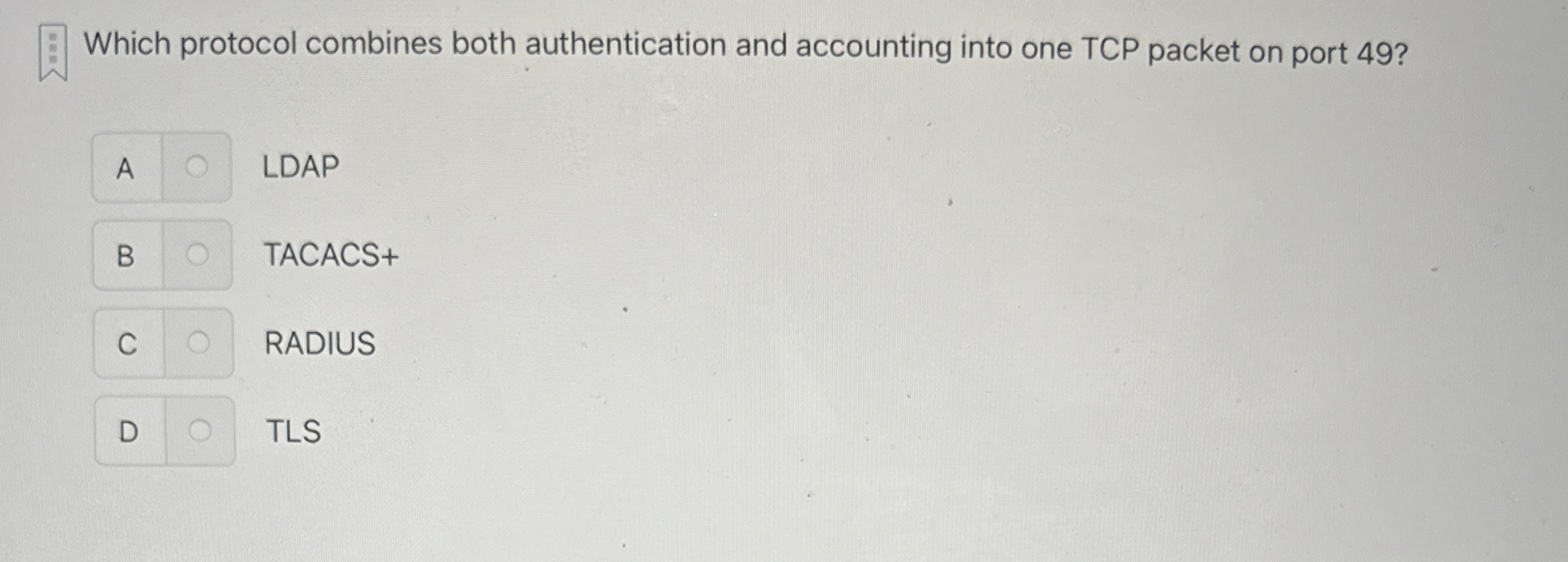 Solved Which protocol combines both authentication and | Chegg.com