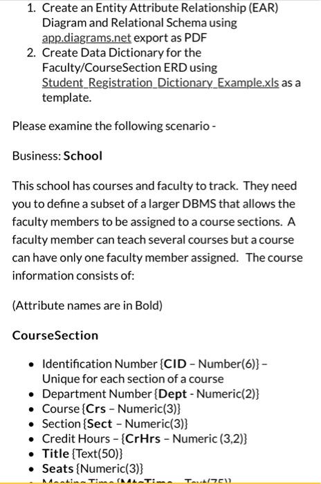Solved CourseSection - Identification Number \{CID - | Chegg.com