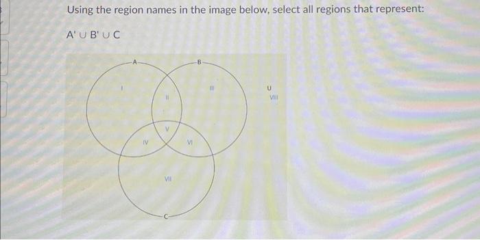 Solved Using the region names in the image below, select all | Chegg.com