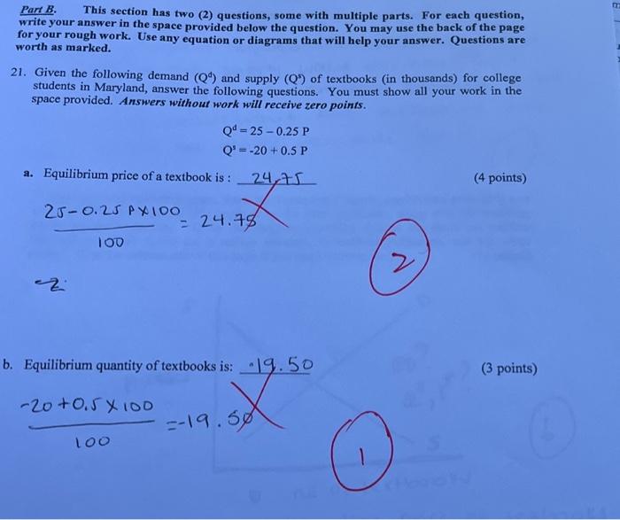 Solved Part B This Section Has Two 2 Questions Some With 