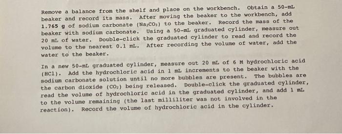 CHEMISTRY 1406 Achieve Iab simulation 9 Stoichiometry | Chegg.com