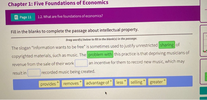 Solved Chapter 1: Five Foundations of Economics @ Page 11 | Chegg.com