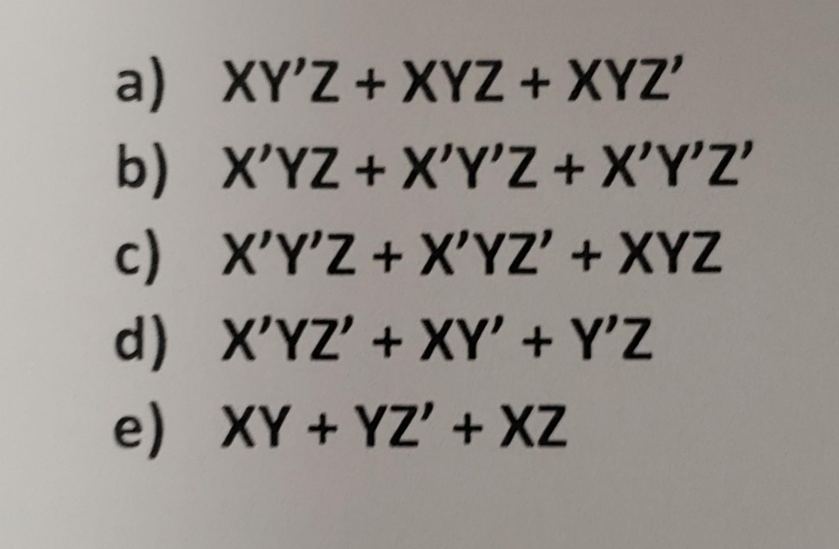Solved 13. What minterm function F(X,Y,Z) is implemented in | Chegg.com