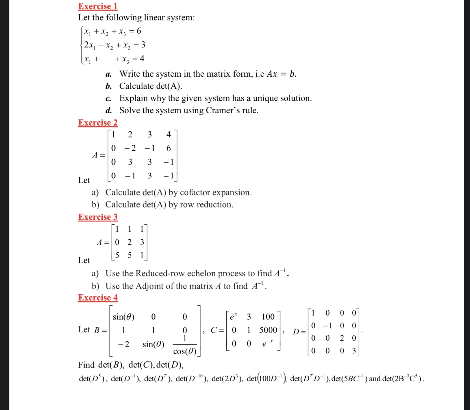 Solved Can you solve all the questions with all parts ? ﻿Ive | Chegg.com