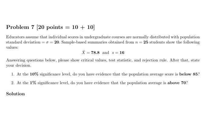 Solved Problem 5 15 Points 555 A Sample Of N9 