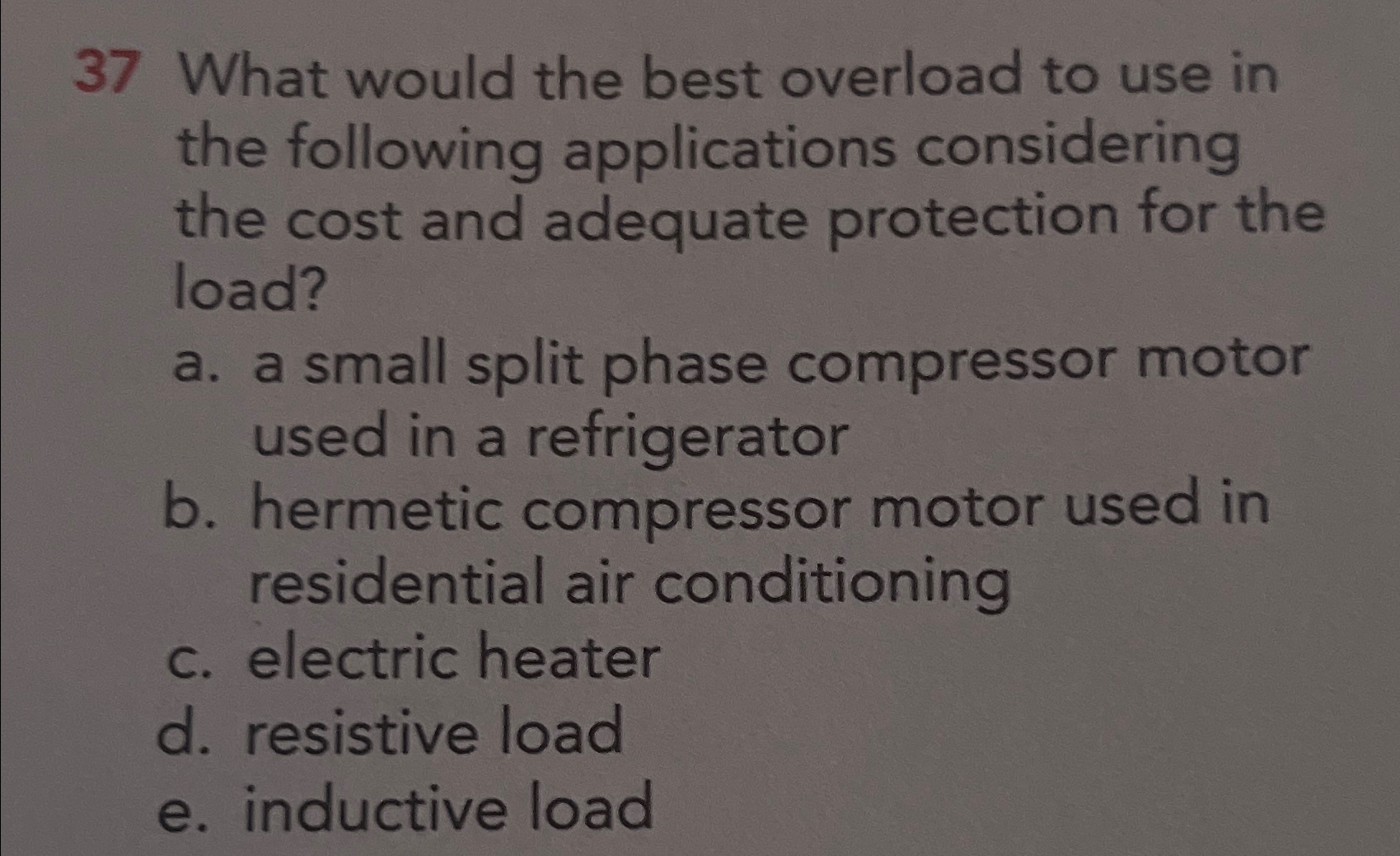 Solved 37 ﻿What would the best overload to use in the | Chegg.com