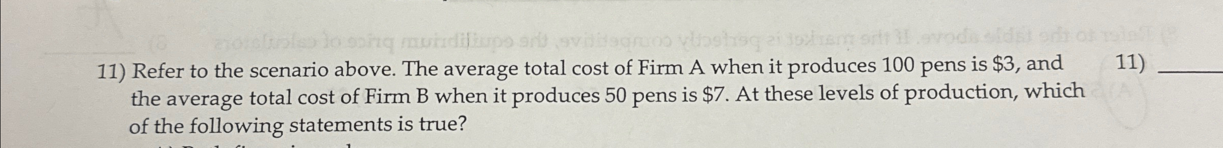 Solved Refer to the scenario above. The average total cost | Chegg.com