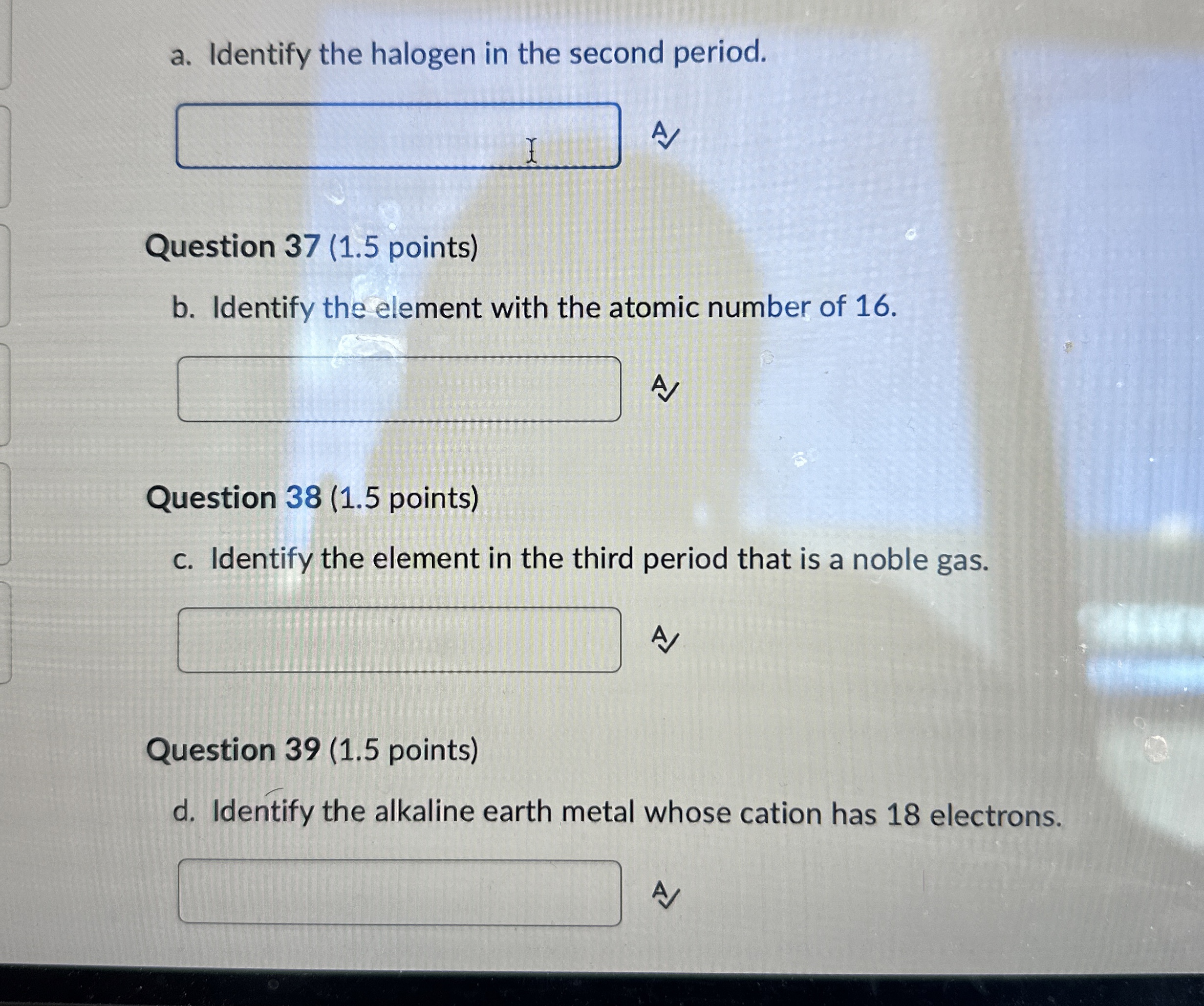 Solved a. ﻿Identify the halogen in the second | Chegg.com
