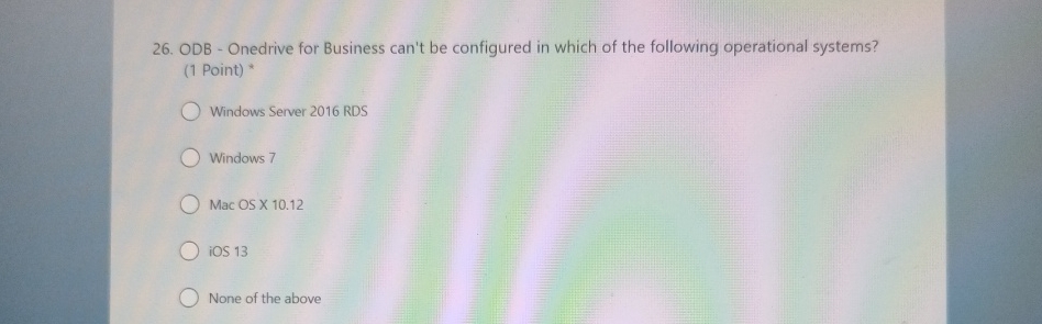 Solved Odb onedrive For Business Cant Be Configured In
