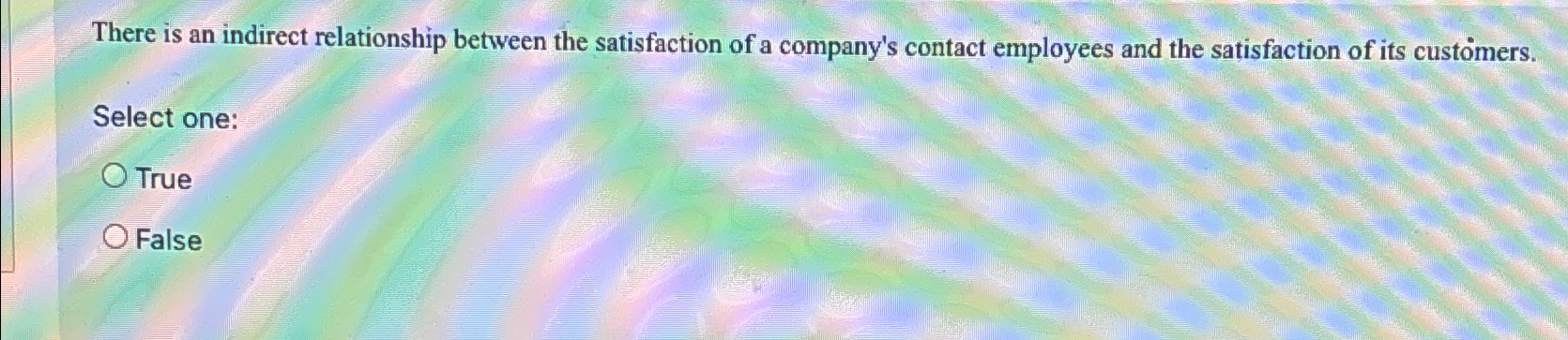 Solved There is an indirect relationship between the | Chegg.com