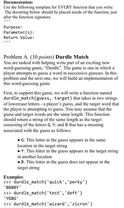 Solved Documentation: Use the following template for EVERY | Chegg.com