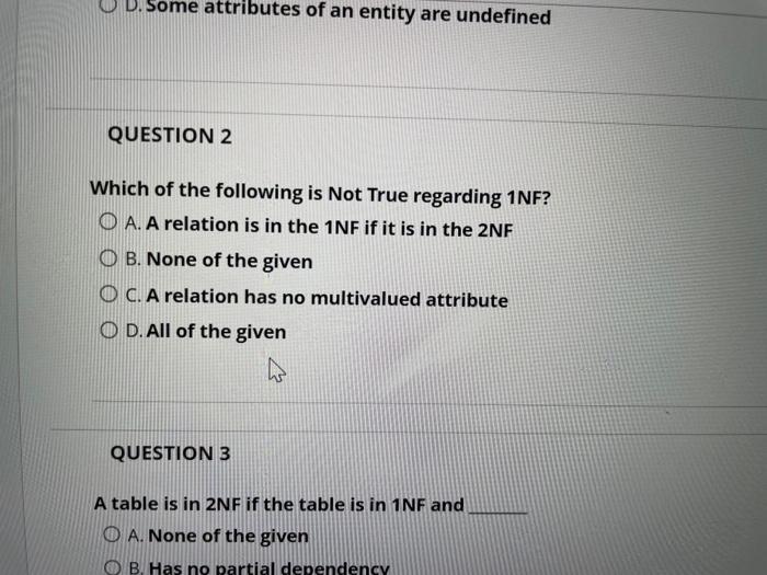 Solved QUESTION 9 A functional dependency is a relationship | Chegg.com